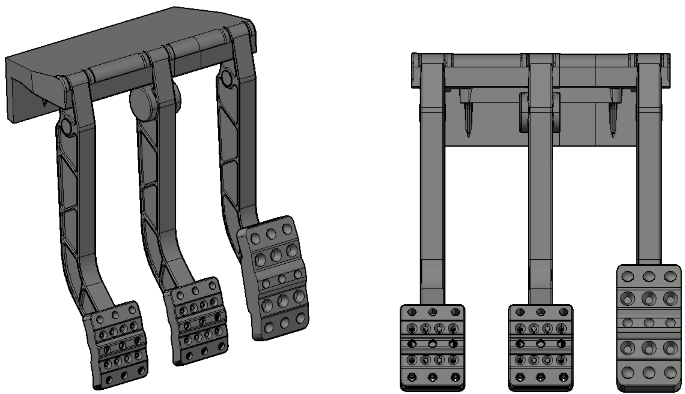 pedals seat – AR scale parts
